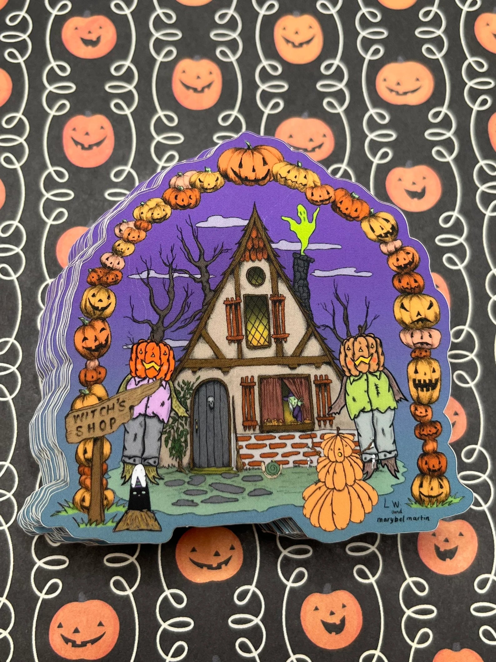 The Witch’s Shop II - vinyl sticker by Larry Welsh and Marybel Martin ...