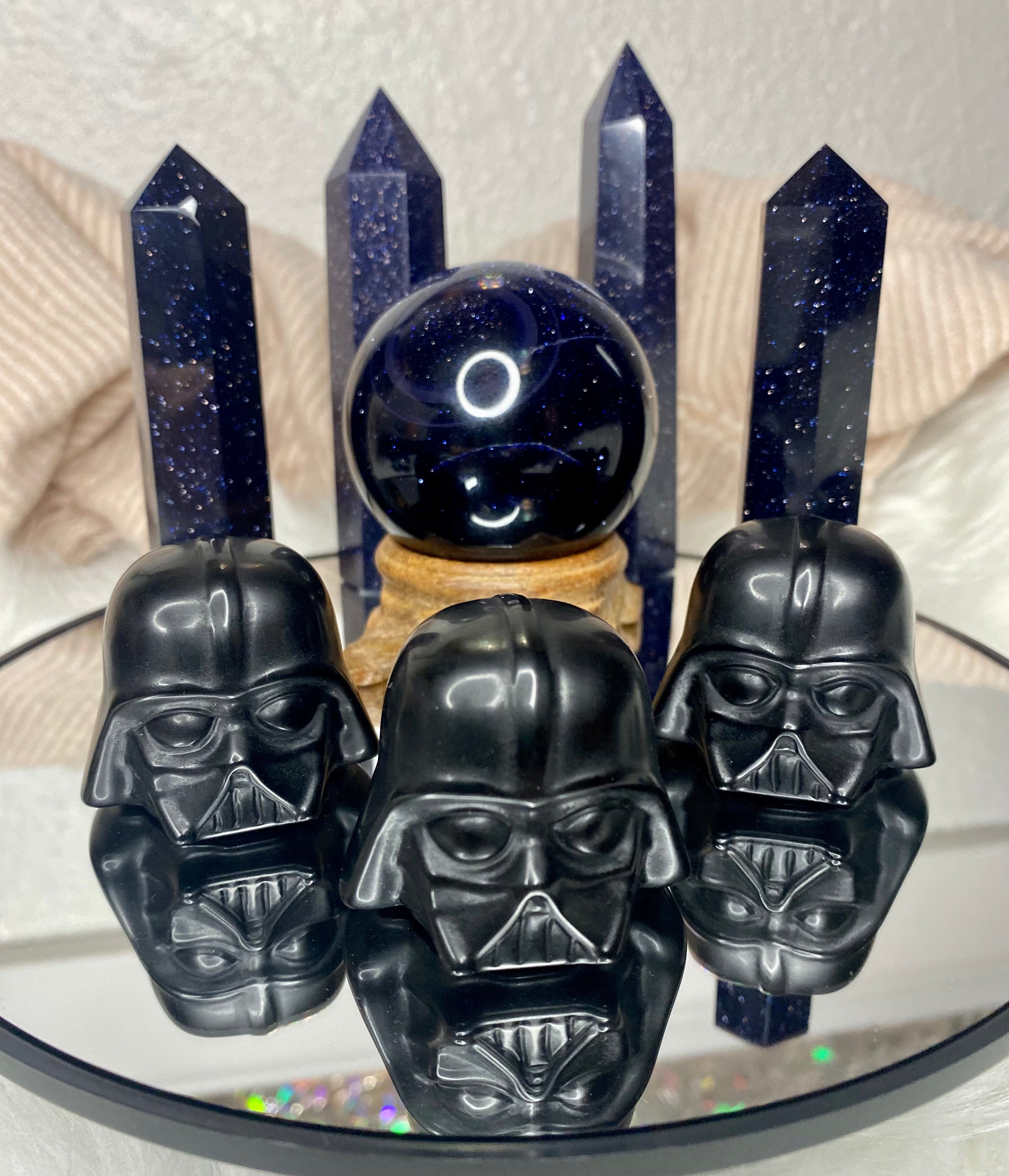 Obsidian Darth Vader Helmet Star Wars – The Cosmic Exchange