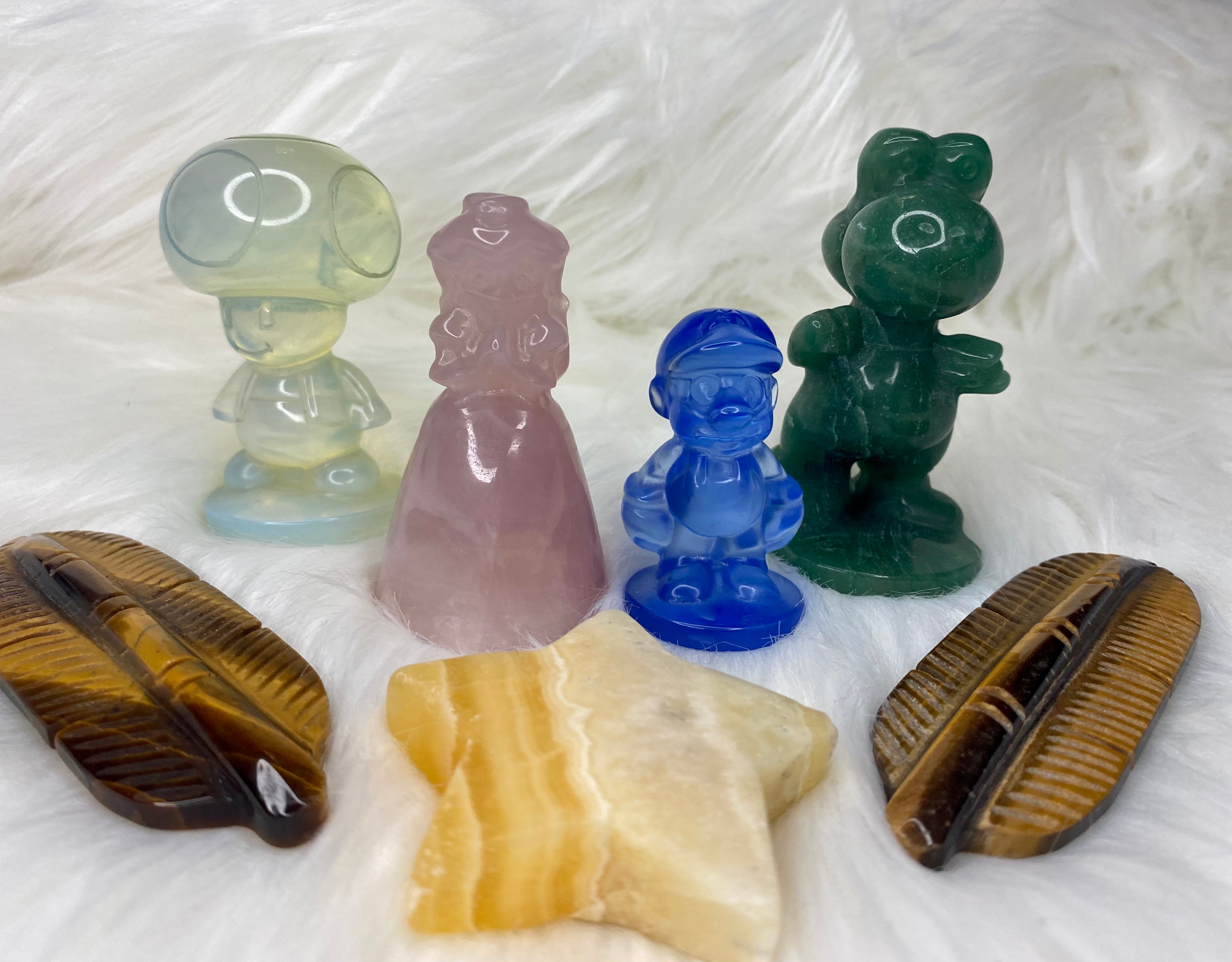 Super Mario Crystal Carvings – The Cosmic Exchange