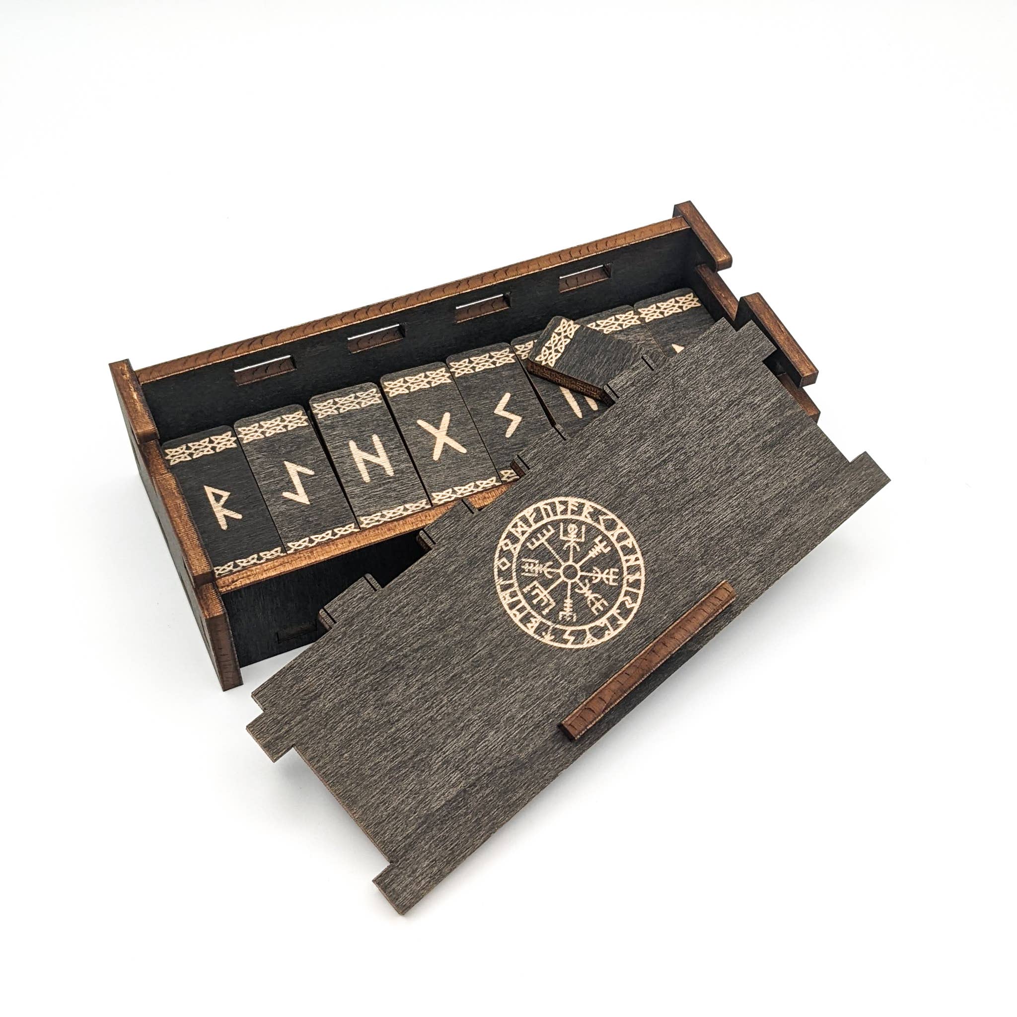 Elder Futhark Rune Staves in Coal – The Cosmic Exchange