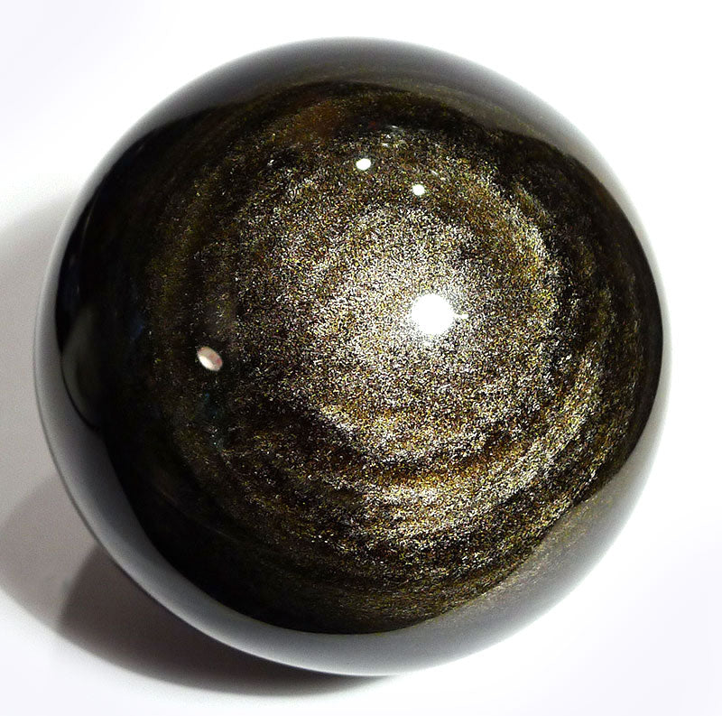 Gold Sheen Obsidian - Sphere – The Cosmic Exchange