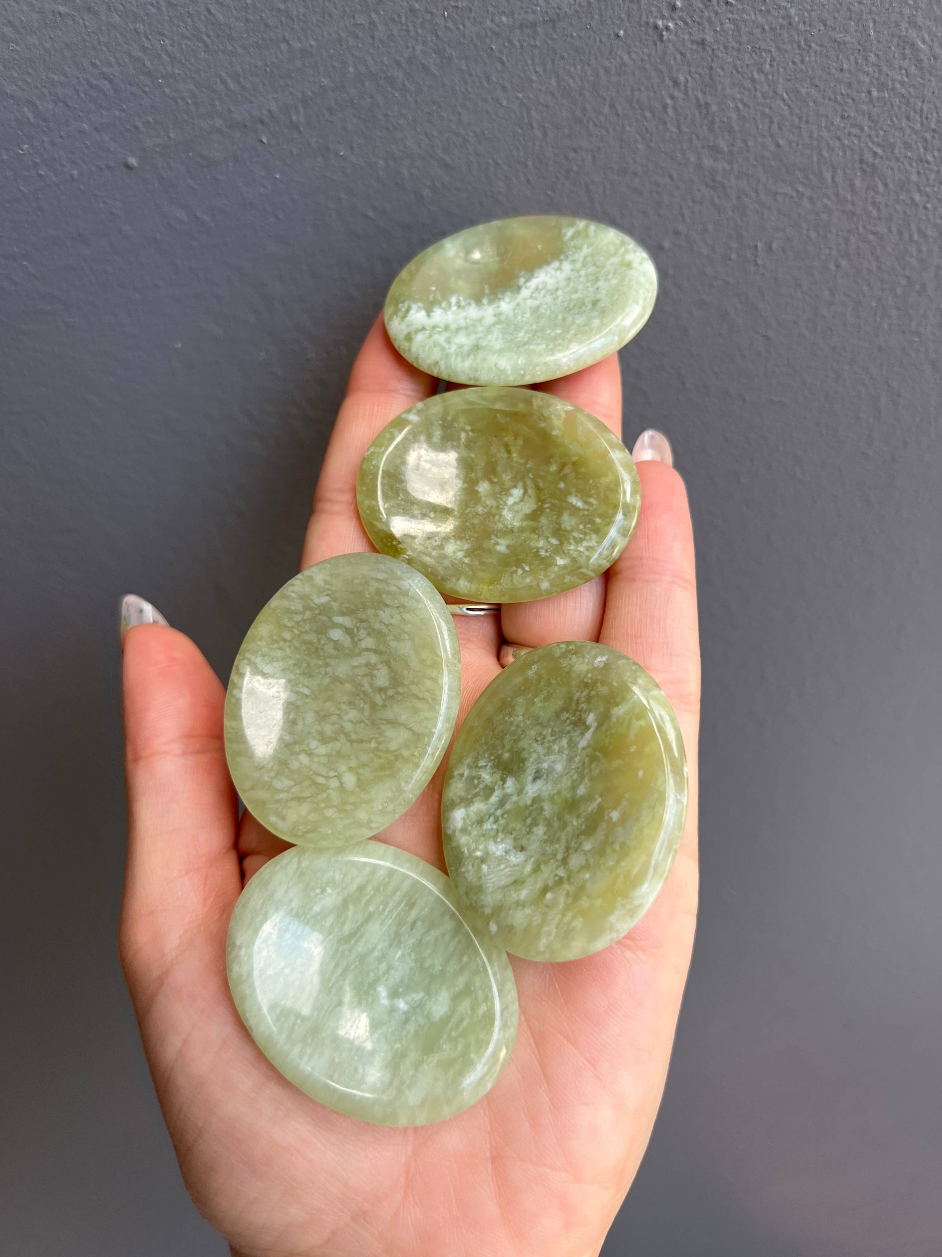 Burma Jade Crystal Worry Stone – The Cosmic Exchange
