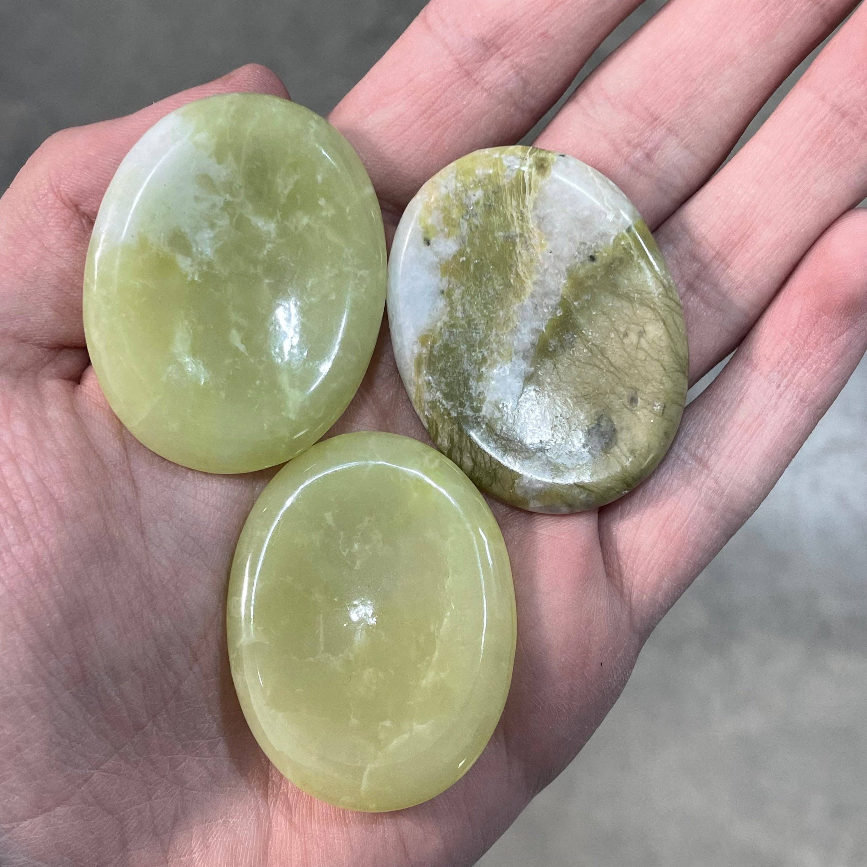 Worry Stone - Serpentine – The Cosmic Exchange