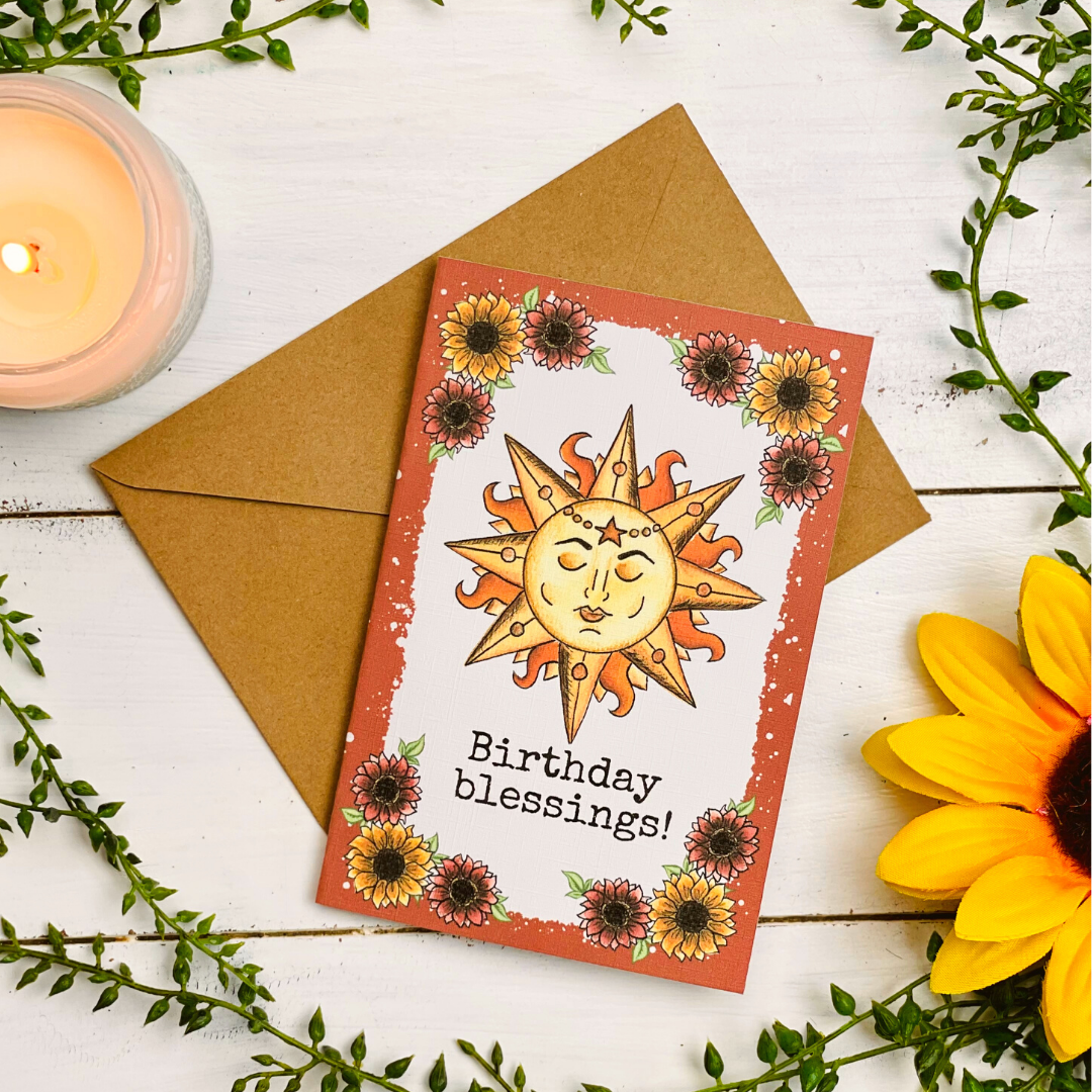 Celestial Birthday Card 4x6 – The Cosmic Exchange