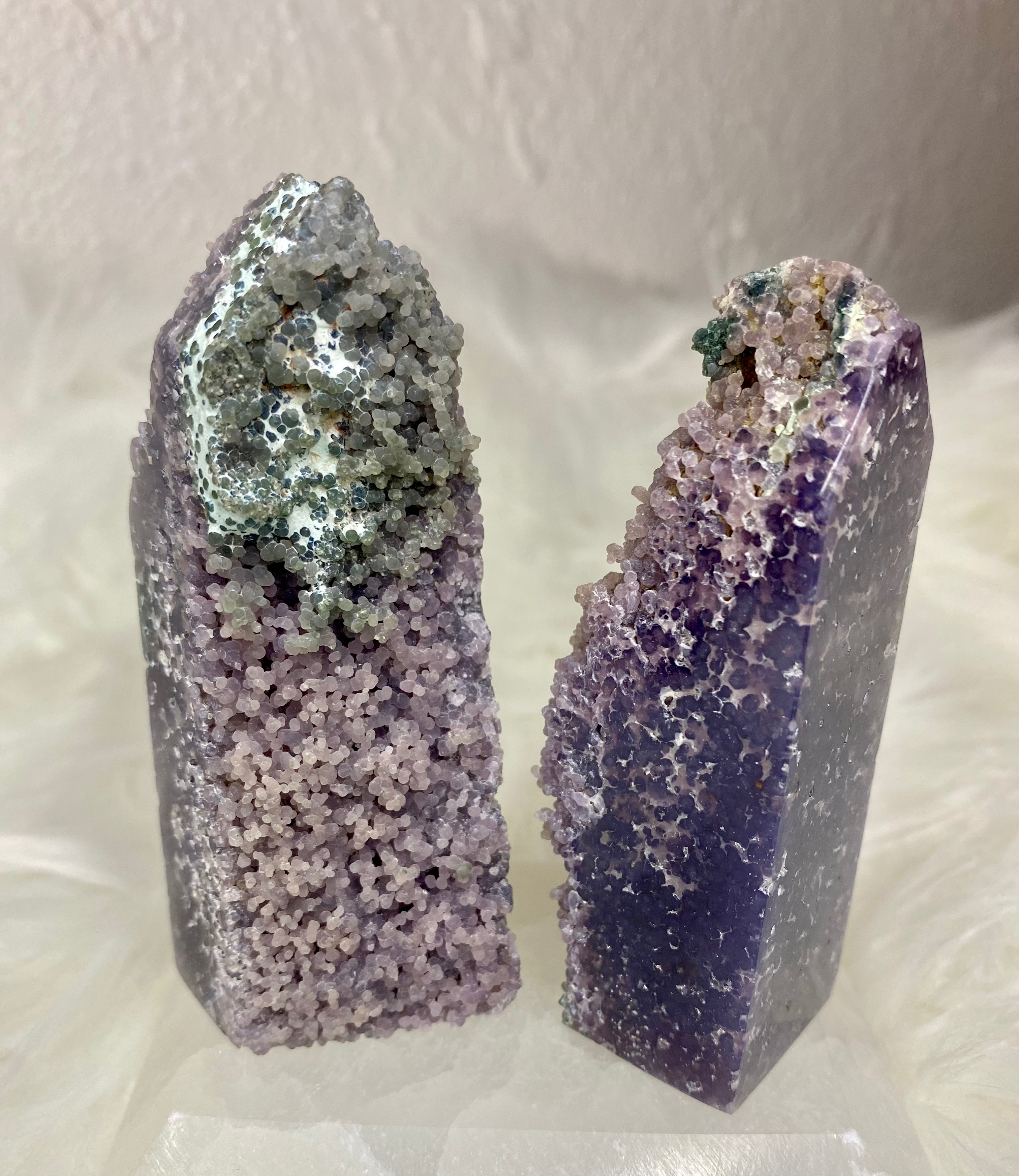 Grape Agate - Towers – The Cosmic Exchange